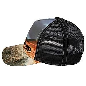 Jeep Premium Mojave Mountains View Hat Black