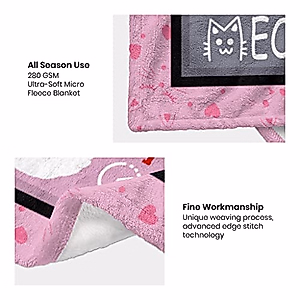 Cat Gifts for Cat Lovers, Cat Lover Gifts for Women, Gifts for Cat Lovers Blanket 60" X 50", Cat Lover Gifts, Cat Lover Gifts for Girls, Cat Mom Gifts for Women, Cat Gift Ideas for Birthday Christmas