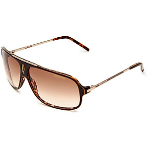 Carrera Cool/S Pilot Sunglasses, Brown Havana & Gold Frame/Brown Gradient Lens, 68 mm