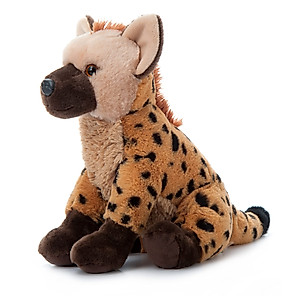 The Petting Zoo Hyena Stuffed Animal, Gifts for Kids, Wild Onez Zoo Animals, Hyena Plush Toy 12 inches