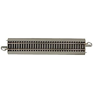 Bachmann Trains - Snap-Fit E-Z TRACK 9” STRAIGHT TRACK - BULK (50 pcs) - NICKEL SILVER Rail With Gray Roadbed - HO Scale
