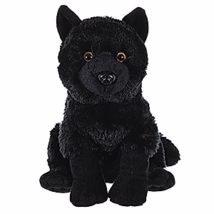Wild Republic Wolf Plush, Stuffed Animal, Plush Toy, Kids Gifts, Black, 12"
