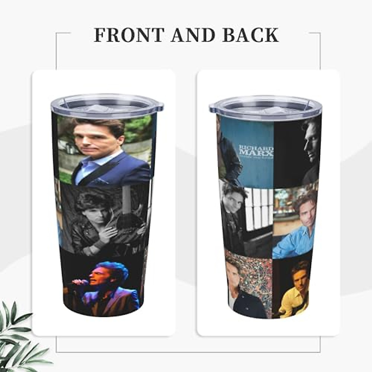 LAZHANG Richard Music Marx Stainless Steel Insulated Car Sippy Cup With Lid Travel Mug for Cold Hot 20 oz