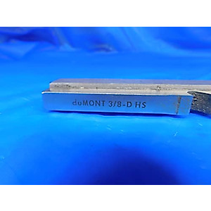 Dumont 3/8-D HSS Keyway Broach 3/8" Wide D 13 7/8 OAL .375 USA - TH0598CT2