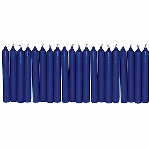 Biedermann & Sons Chime or Tree Candles 20-Count Box, Dark Blue, 4-Inch