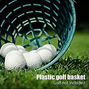 Golf Range Baskets Ball Carrying Buckets Golfball Storage Container with Handle for Outdoor Sport