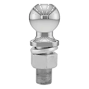 CURT 40022 Chrome Trailer Hitch Ball, 6,000 lbs, 2-5/16-Inch Diameter, 1-1/4 x 3-Inch Shank