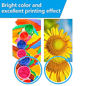 LCL Compatible Ink Bottle Replacement for Canon GI290 GI-290 G1200 G2200 G3200 G4200 G4210 (4-Pack Black Cyan Magenta Yellow)