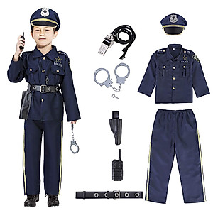 Twister.CK Police Costume for kids Halloween Police Officer Costume