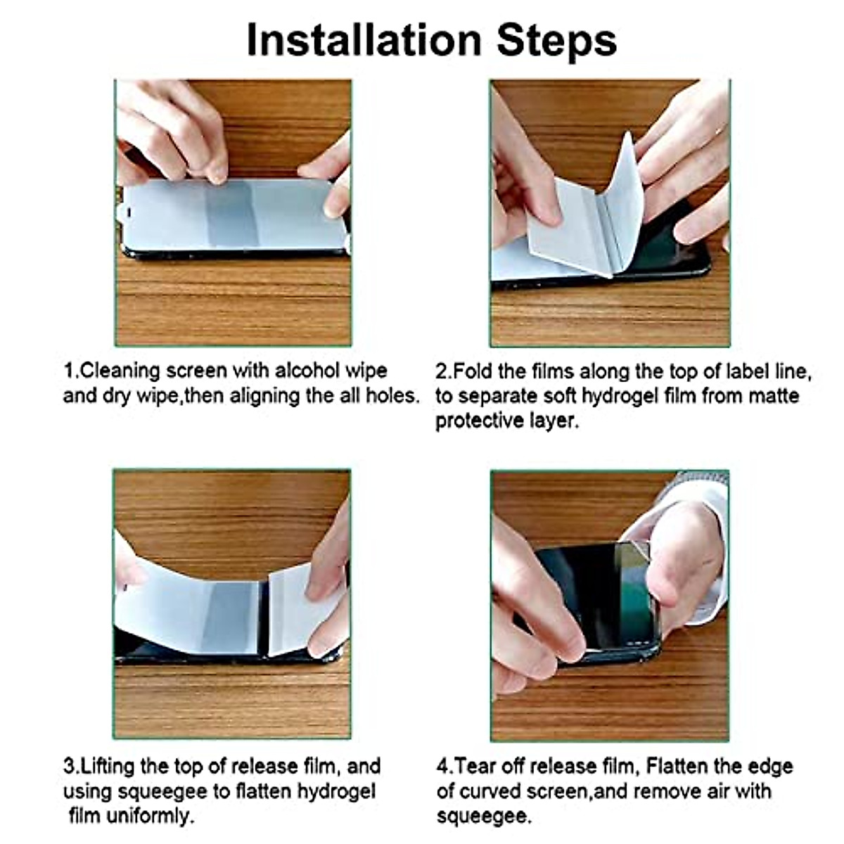 soliocial 2Pack Upgraded Hydrogel Screen Protector For TCL 40 XL 5G /TCL 40XL (2023) (6.75"), Non-breakable Flexible TPU&Case Friendly Transparent Soft Protective Film (Not Tempered Glass)