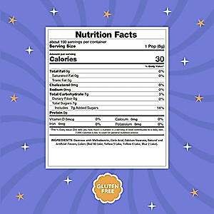 Smarties Lollipops Double Lollies Pops Assorted Fruit Flavored Candy, Gluten-Free (2 Pound Bag)