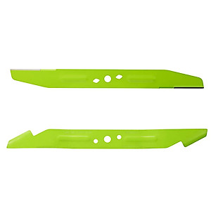 EGO Power+ AB2100D 21-Inch Edge Premium Mulching Dual-Blade Set for EGO 21-Inch MowersLM2133/LM2130/LM2135SP/LM2130SP/LM2156SP/LM2150SP , Green black