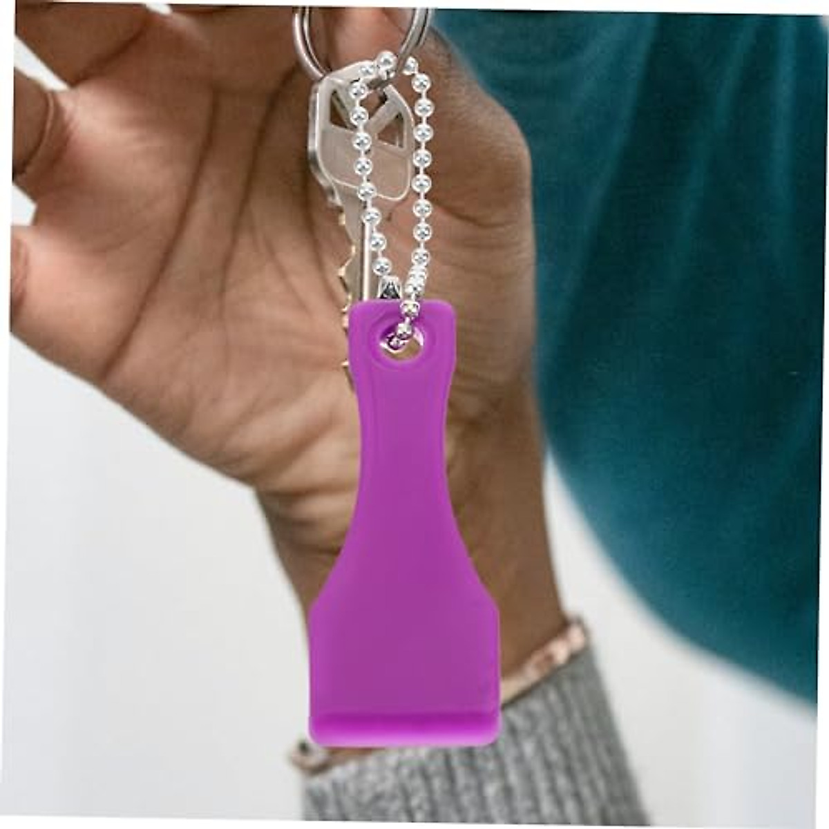 WOONEKY 10pcs Spatula Scrapers Tickets Scraper Tickets Tools Small Scratching Tools Portable Card Scraper Scratch Tool DIY Scraper Tools Plastic