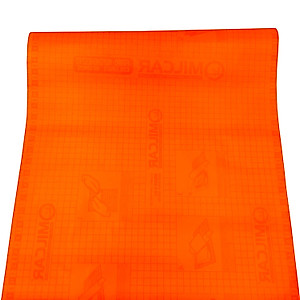 Yifely Solid Color Peel & Stick Shelf Liner Removable Drawer Paper for Covering Home Furniture School Old Lockers, Orange, 17.7 Inch by 9.8 Feet