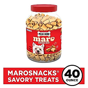 Milk-Bone MaroSnacks Dog Treats, Beef, 40 Ounce