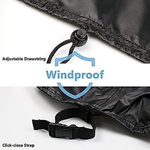 Jungda Outdoor Dining Table Cover,60 Inch Rectangle Patio Dining Table Cover,Waterproof Outside Table Cover Furniture Cover - 60 X 38 X 28 Inch