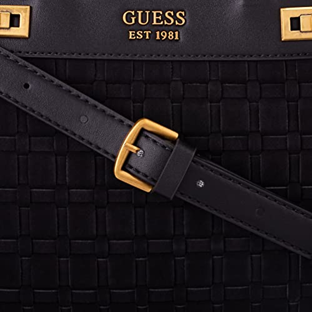 GUESS US Katey Woven Mini Satchel