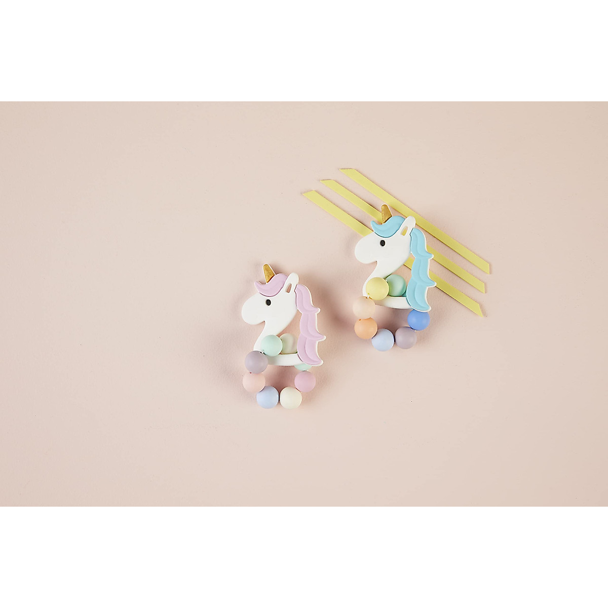 Mud Pie Unicorn Teether, Blue
