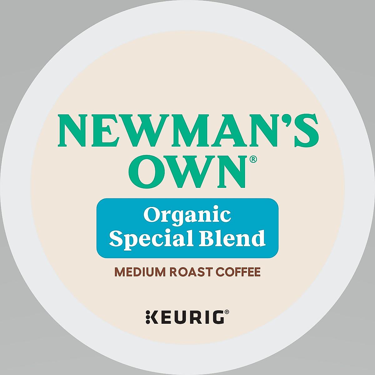Newman's Own Organics Special Blend, Single-Serve Keurig K-Cup Pods, Medium Roast Coffee, 96 Count