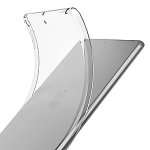 Puxicu Clear Case for iPad 6th Generation,iPad 5th Generation Case, Slim Design Flexible Soft TPU Protective Cover for iPad 9.7 (2017 5th Gen & 2018 6th Gen) Tablet, Clear