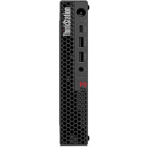 Lenovo ThinkStation P3 30H00011US Workstation - 1 x Intel Core i9 Tetracosa-core (24 Core) i9-13900T 13th Gen 1.10 GHz - 32 GB DDR5 SDRAM RAM - 1 TB SSD - Tiny
