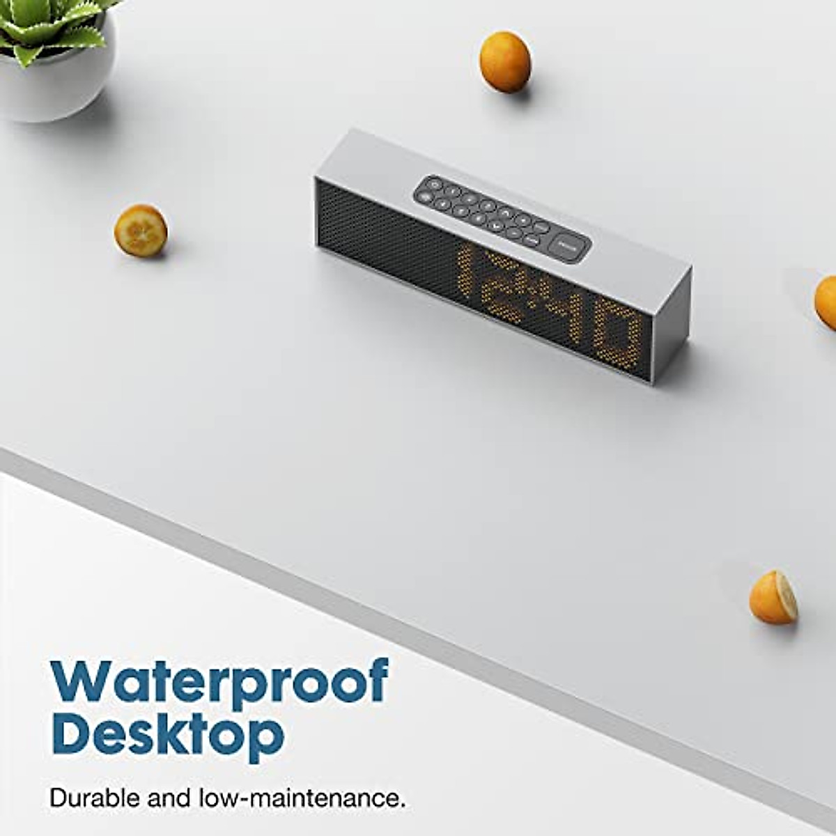 OLIXIS Simple Study L Shaped Desk, 50 inch, White