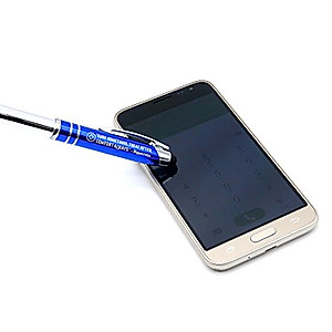 Medical Gift Pen with Inspirational Quote - "Cure Sometimes, Treat Often, Comfort Always. - Hippocrates" - Engraved Pen with Light and Stylus - Gifts for Doctors Nurses Medical Assistants