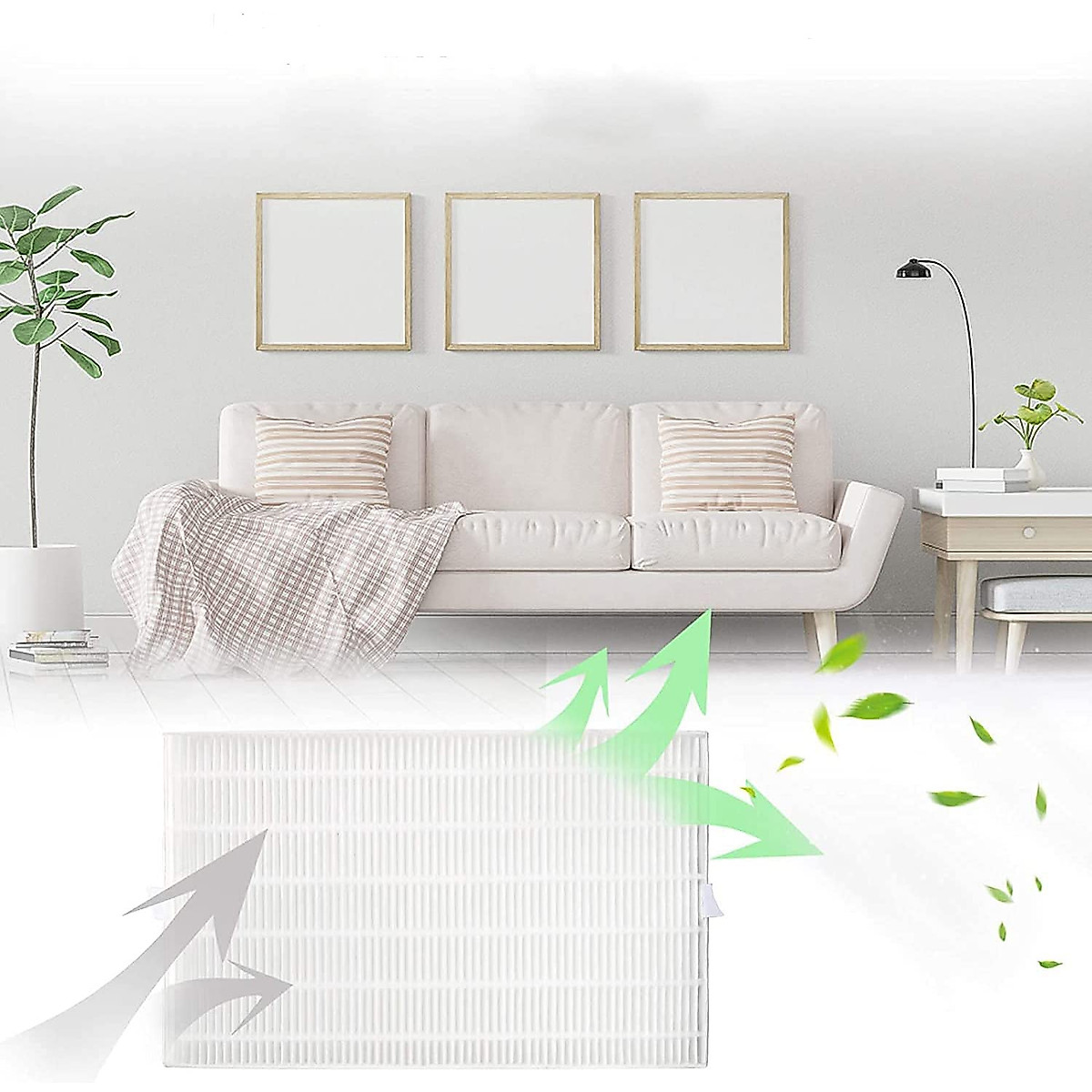 KEYJINIU 6 PACK HPA300 Replacement Filter HRF-R3 HRF-R2 HRF-R1, Compatible with Honeywell Series HPA090, HPA100, HPA200, HPA250 & HPA300