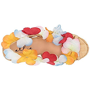 Ellie Shoes Women's 402-LUAU Wedge Sandal, Multi, 8 M US