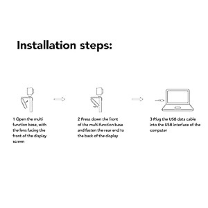 Pc Webcam, 2MP 90° View 360 Degree Rotating HD USB Computer Camera with Microphone Automatic Light Rectification Plug and Play Streaming Webcam Support 2k Hd Video Call