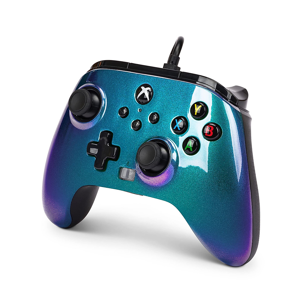 PowerA Enhanced Wired Controller for Xbox Series X|S - Aurora Borealis, gamepad, video game /gaming controller