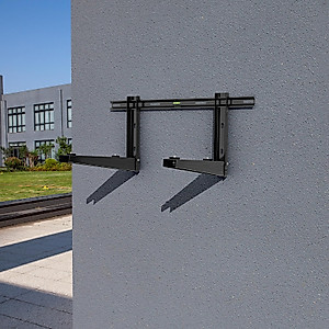 WeCooper Heavy Duty Mini Split Wall Mounting Bracket,Outdoor Air Conditioner Mount Condenser Bracket for 7000-18000BTU Universal Ductless Heat Pump, Compressors & HVAC Systems