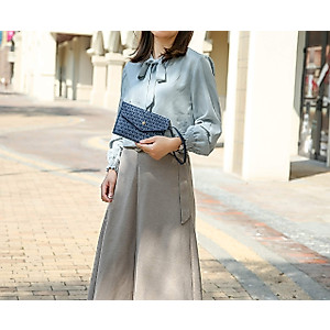 MKF Collection Shoulder Bag for Women, Crossbody Purse & Wristlet: PU Leather Satchel Pocketbook 3 PCs Handbag Set