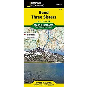 Bend, Three Sisters Map (National Geographic Trails Illustrated Map, 818)