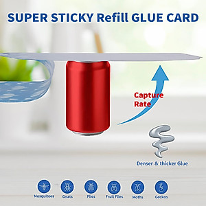 Topcci Refill Cartridge Kit Compatible with ZEVO Plug-in Light M364 and Max, Replacement Refill Cards Glue Cards 30 Pack