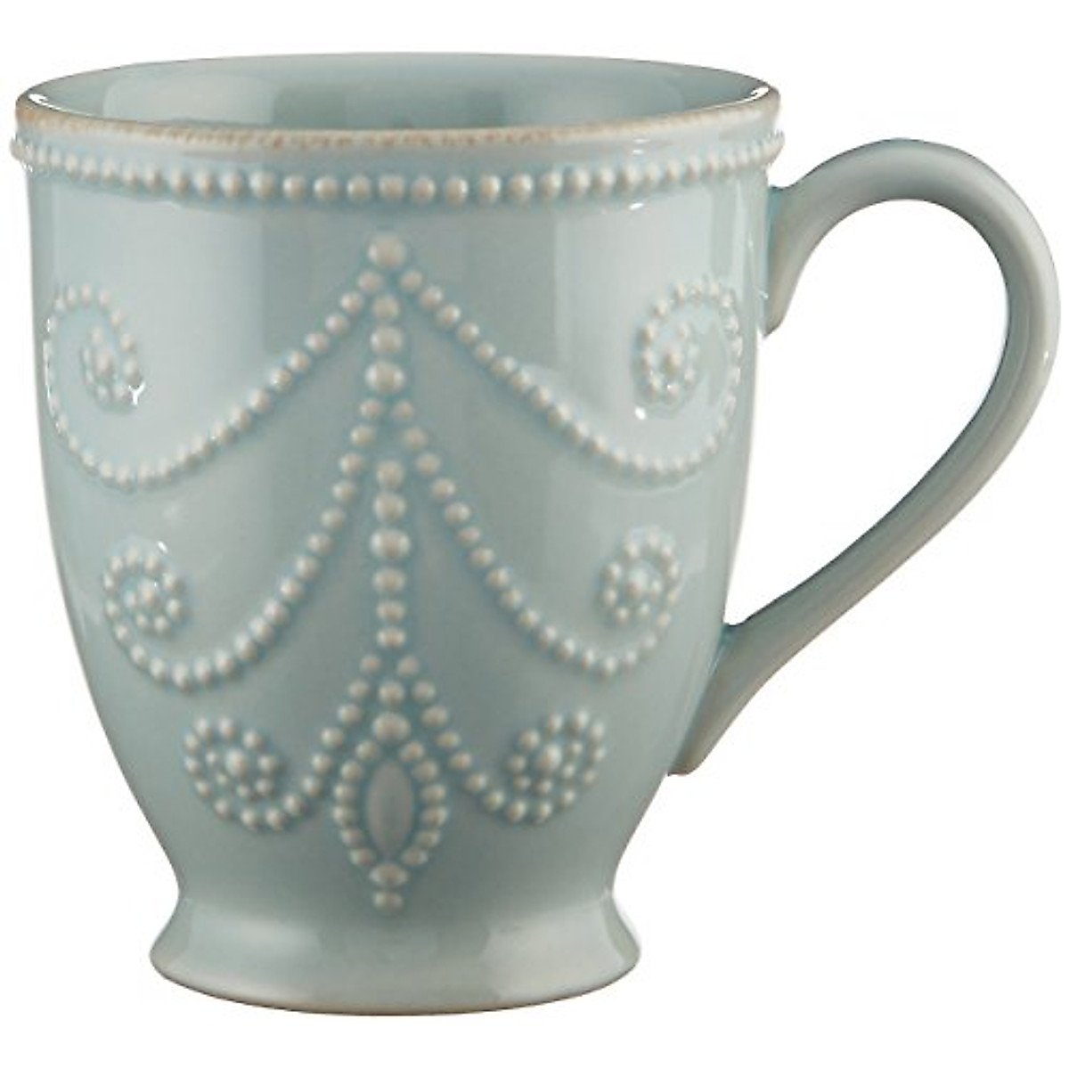 Lenox French Perle 4-Piece Place Setting, Ice Blue,12 oz