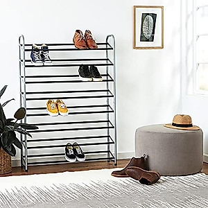 Whitmor 8 Tier Shoe Tower - 40 Pair - With Non-Slip Racks