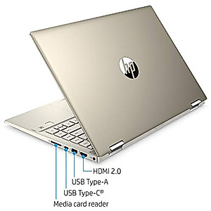 2020 HP Pavilion x360 14" FHD WLED Touchscreen 2-in-1 Convertible Laptop, Intel Core i5-1035G1 up to 3.6GHz, 8GB DDR4, 256GB SSD, 802.11ac, Bluetooth, Webcam, HDMI, Fingerprint Reader, Windows 10