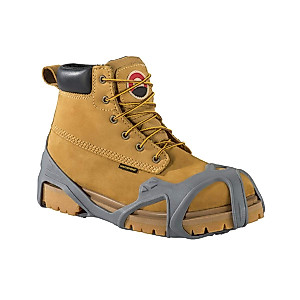 Winter Walking Easy Spike Ice Cleat, Lightweight Industrial Strength Traction Aid for Walking on Snow and Ice, Size Large (1 Pair)