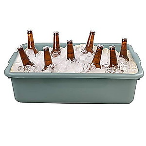 Jekiyo 13 L Commercial Bus Box, Plastic Wash Tubs, Set of 4