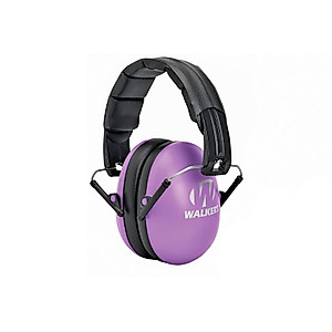 Walker's Youth and Women's Passive muff and Glasses combo, Purple