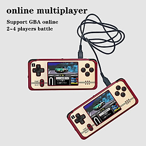 Daxceirry Retro Game K101 Plus Handheld 32 Bit Game Console Mini Video Game Player with 3 inch Screen Support for Official Cartridges Dual Core System (No TF Card Attached)