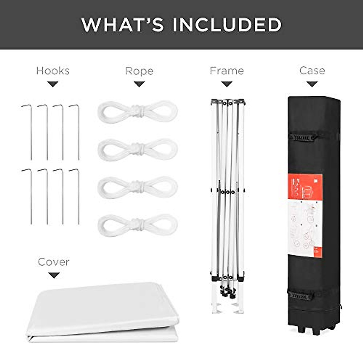 Best Choice Products 10x10ft Pop Up Canopy Outdoor Portable Folding Instant Lightweight Gazebo Shade Tent w/Adjustable Height, Wind Vent, Carrying Bag - White