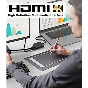 YCCTEAM Switch Dock for Nintendo Switch/OLED, USB C to HDMI TV for Nintendo Switch, Portable 4K Switch Adapter Docking Station for TV/Steam Deck/Samsung DeX/PC, and More