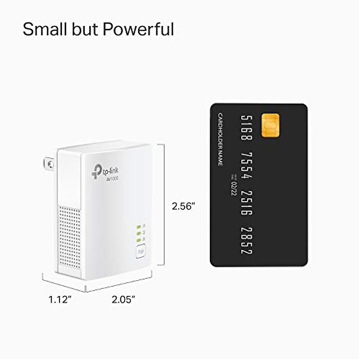 TP-Link Powerline Ethernet Adapter Starter Kit - AV1000 Gigabit Port, Plug&Play, Ethernet Over Power, Nano Size, Ideal for Smart TV, Online Gaming, Wired Connection Only (TL-PA7017 KIT)