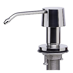 ALFI brand AB5004 Solid Modern Soap Dispenser, Polished Stainless Steel