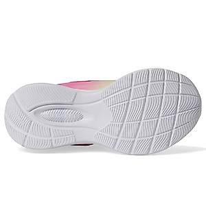Skechers Girls Jumpsters 2.0-Blurred Dream Sneaker, Pink/Multi, 2 Little Kid