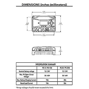 Morningstar PS-15 ProStar Solar Controller 15A