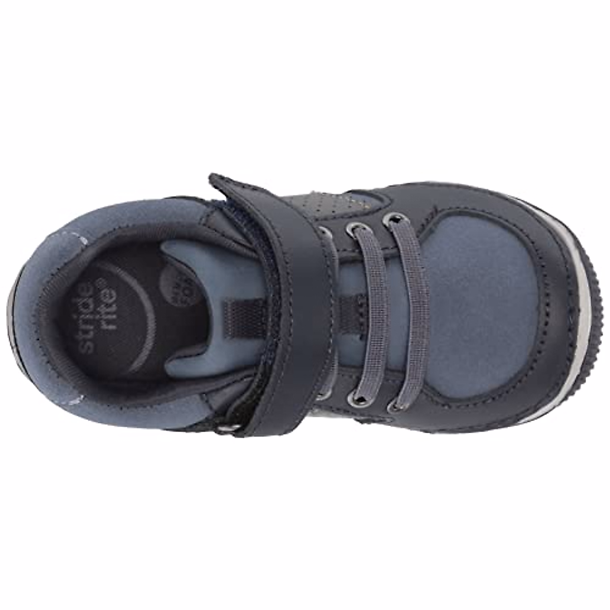 Stride Rite Boy's SRT Wes Sneaker, Blue, 8 X-Wide Toddler