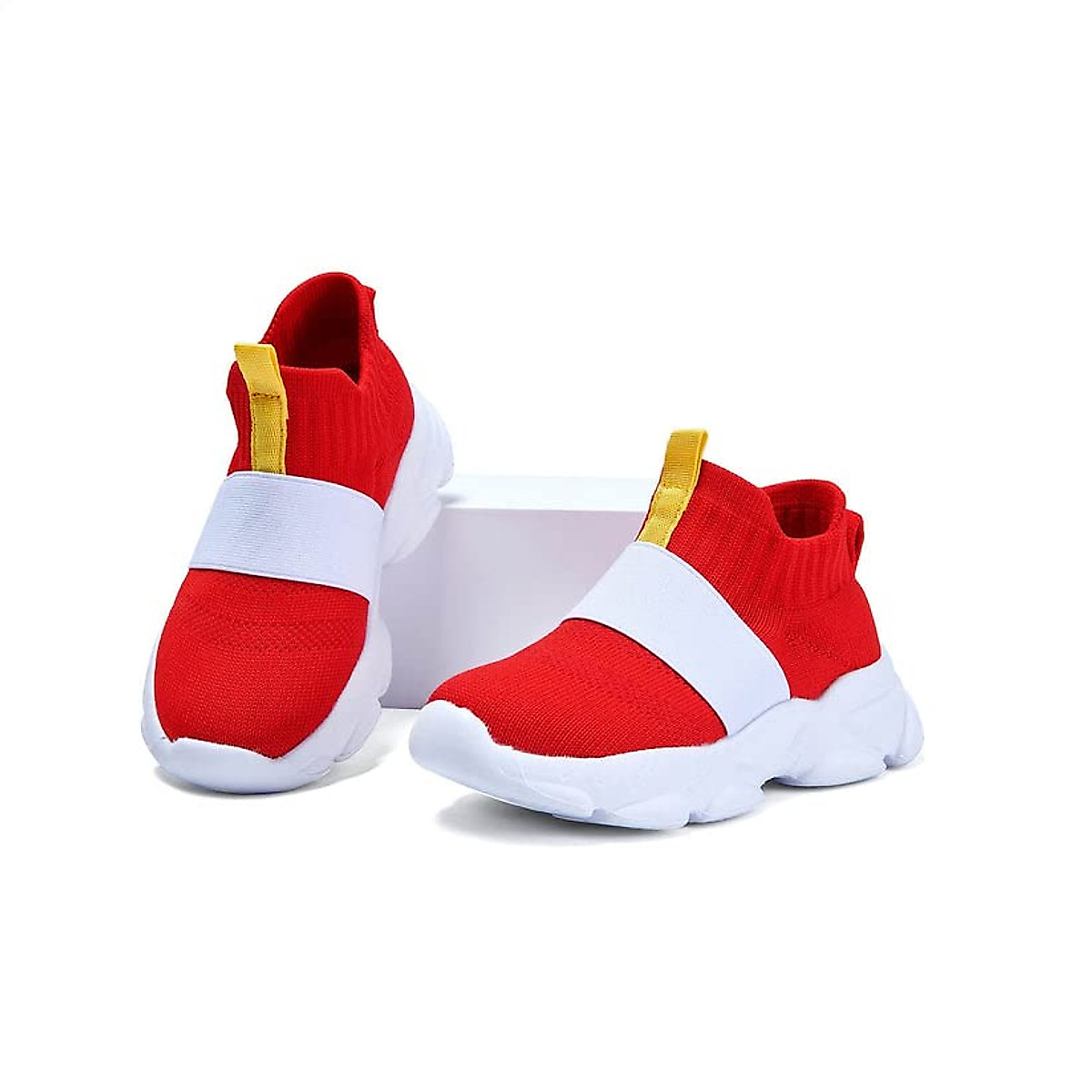 Shoes for Boys Girls Kids Children Red Running Walking Sneakers Tennis Shoes Birthday Party Gift